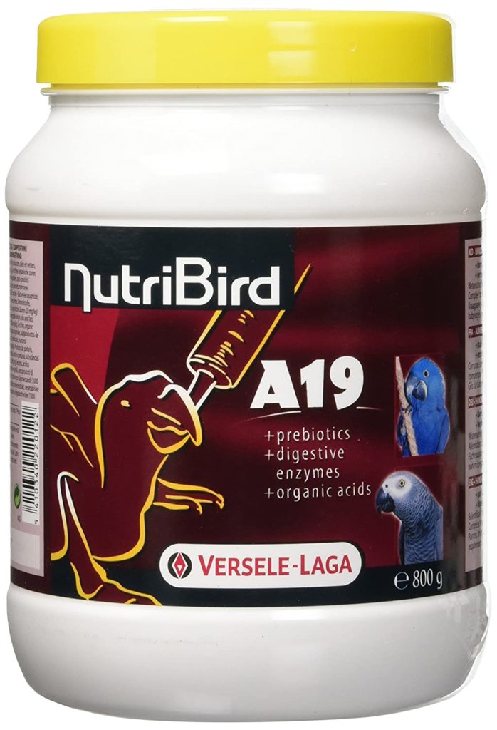 Nutribird Nutribird A19 Hand rearing, 800 g - Sagor Mart