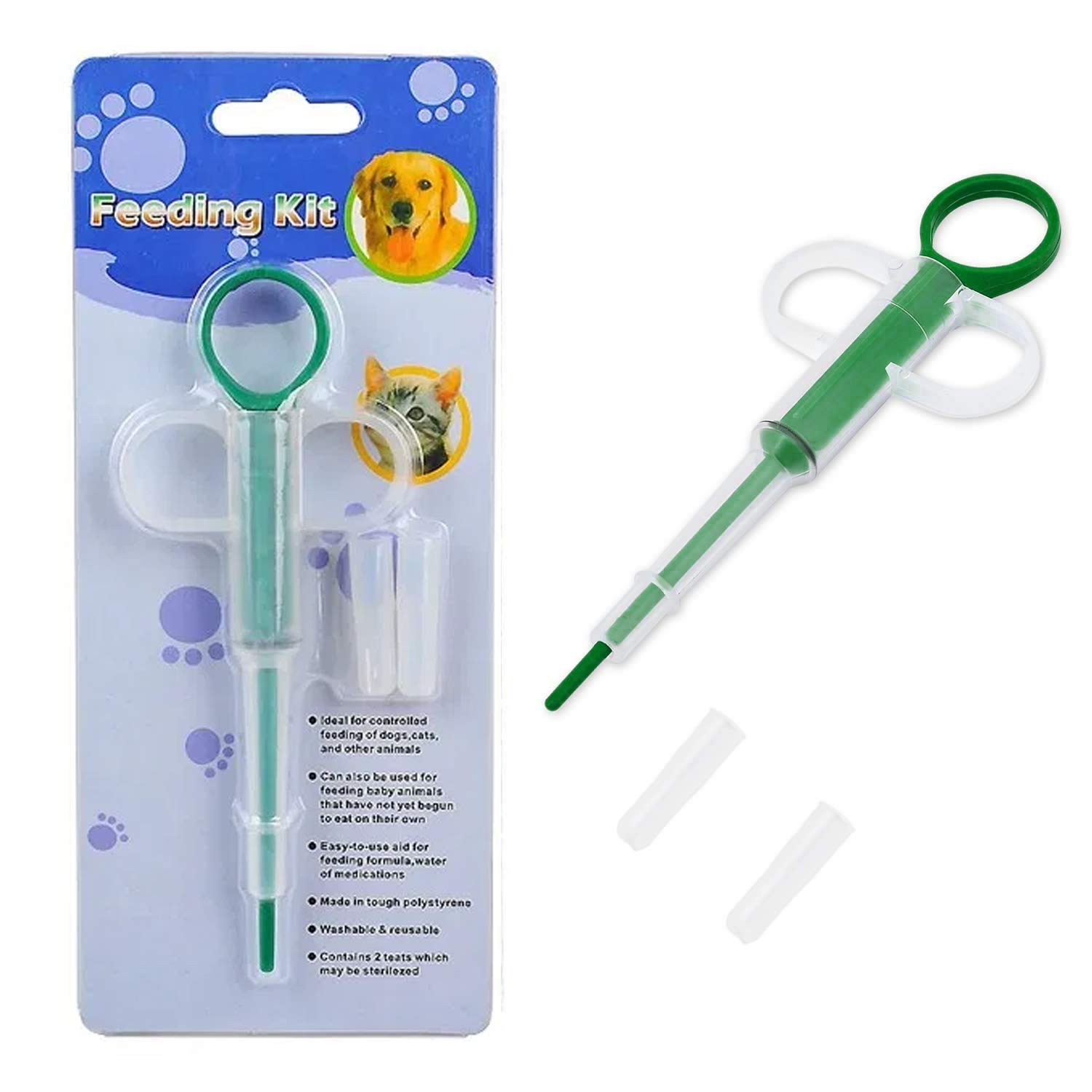Animal Medicine Feeding Kit Syringe | pets medicine feeder | medicine ...